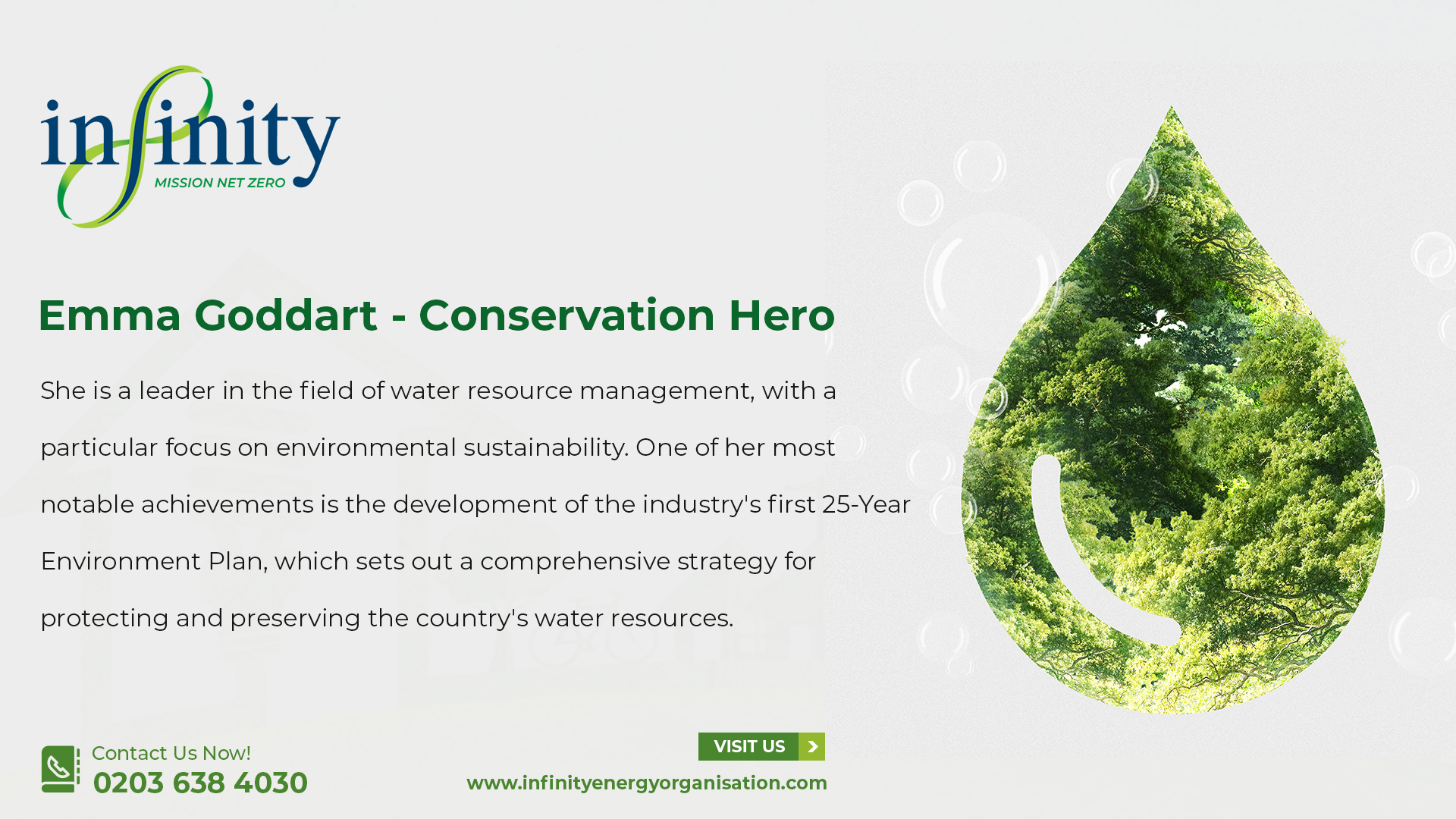 Emma Goddard - Conservation Hero - Infinity Net Zero